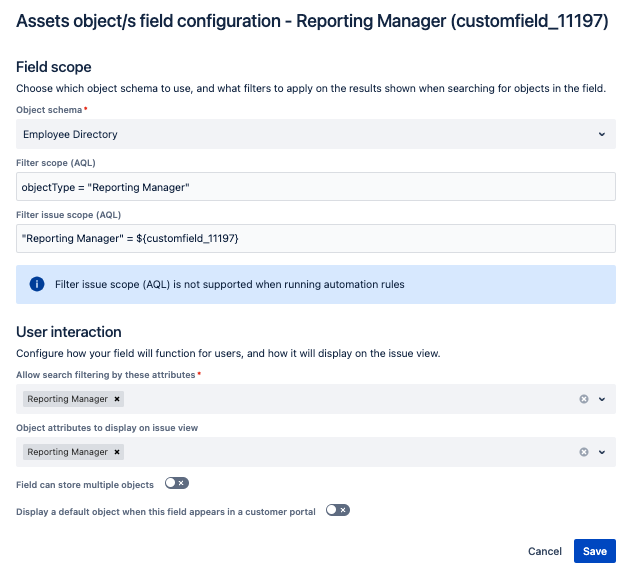 Solved Asset Custom Field Reporting Manager