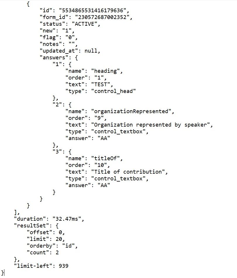Worked example needed of displaying JSON data from... Worked example needed of displaying JSON data from...