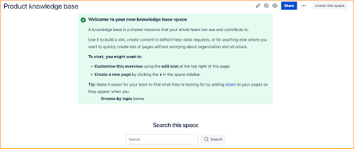 How to create a knowledge base in Confluence - Atlassian Community