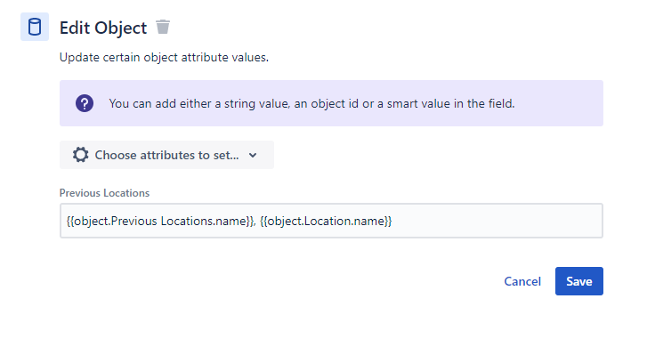 Add Two Values To Asset Object Through Jira Automa