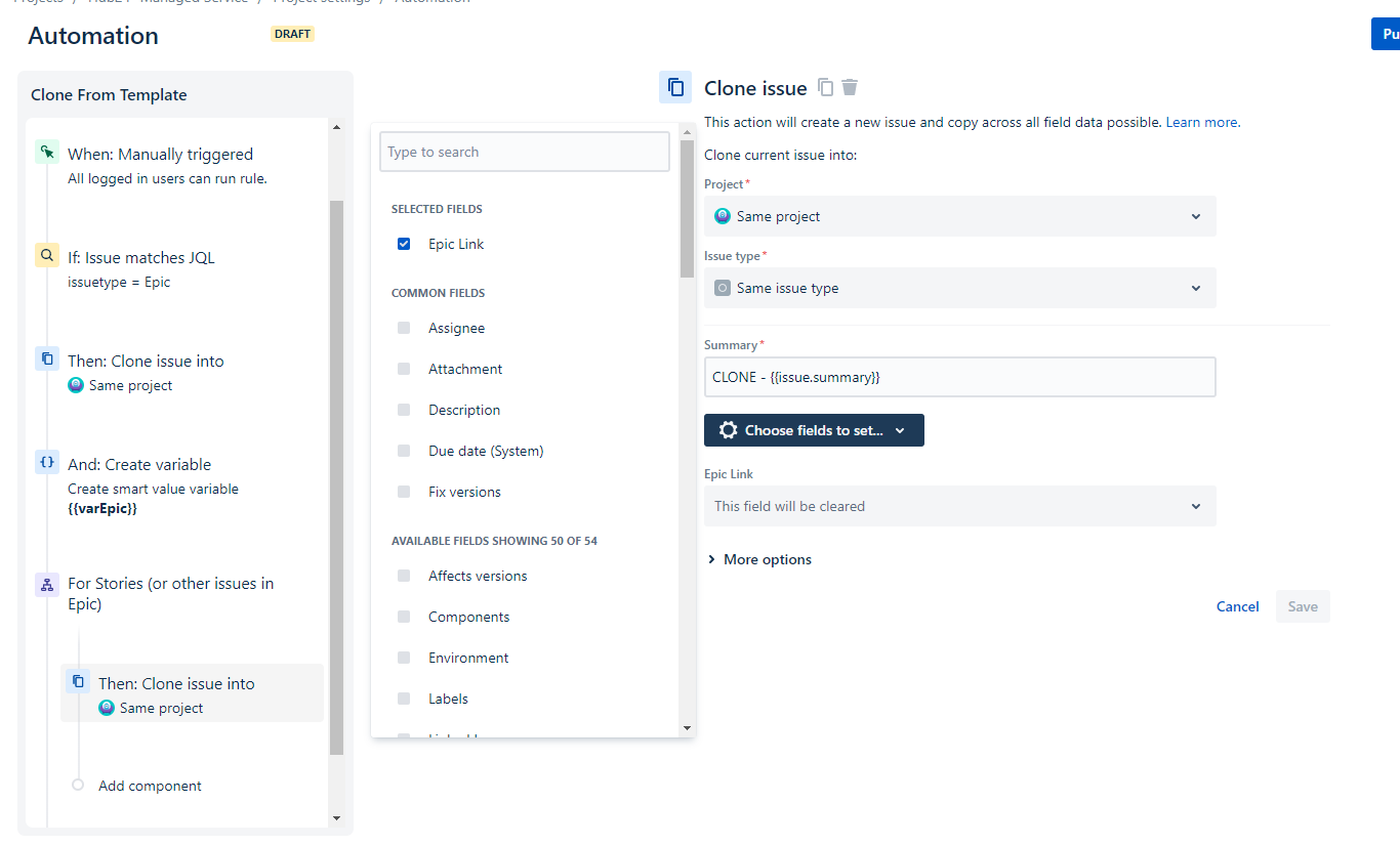 Solved: Clone EPIC & Stories to New Epic and link New Stor...