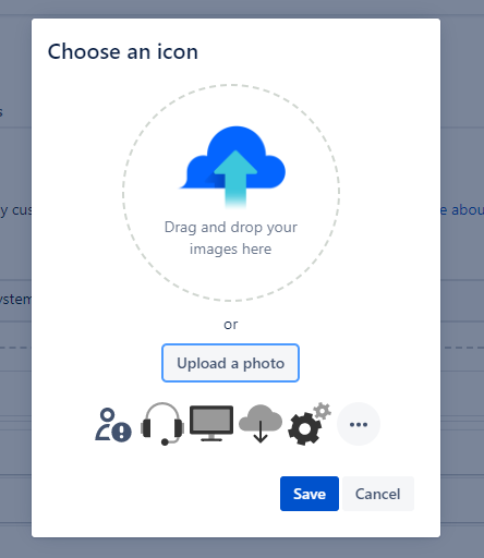 Solved: JSM, changing external resource icons