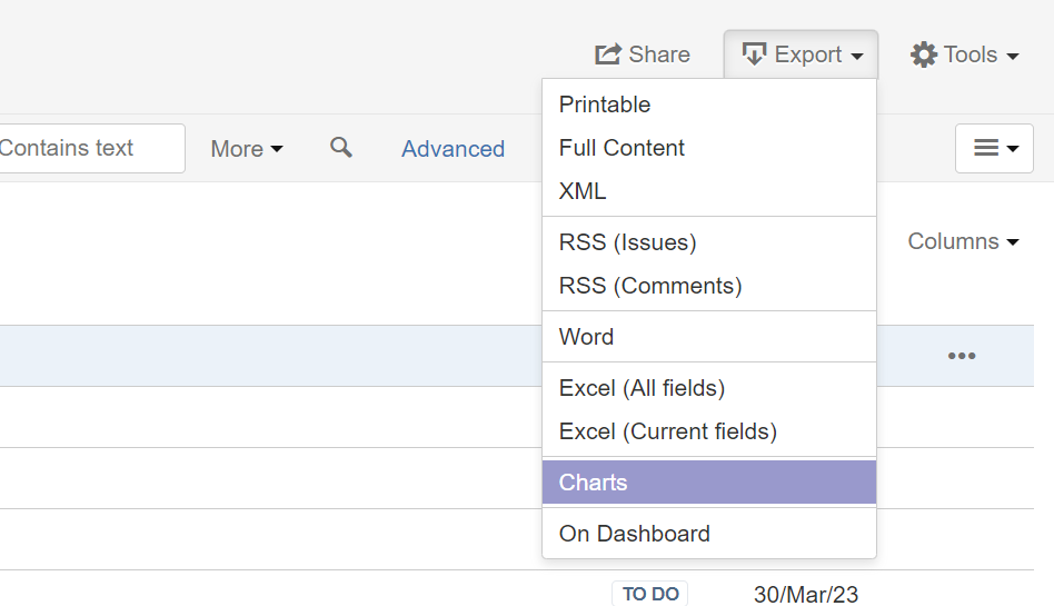 Unable To Export Tickets In Csv Format