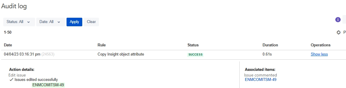 Solved Copy Assets Object Attribute To Issue Custom Field