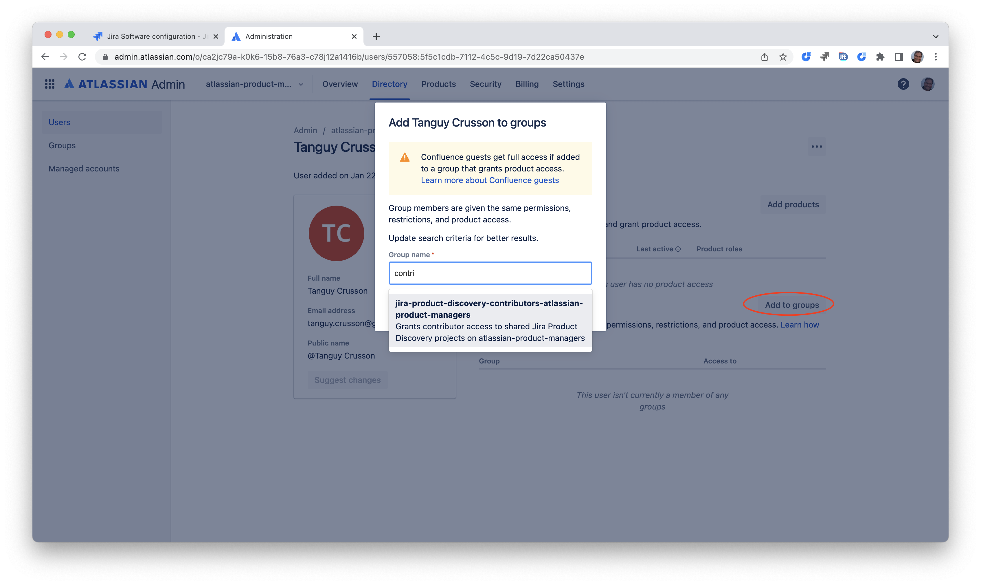Adding contributors and creators to a Jira Product... - Atlassian Community Adding contributors and creators to a Jira Product... - Atlassian Community