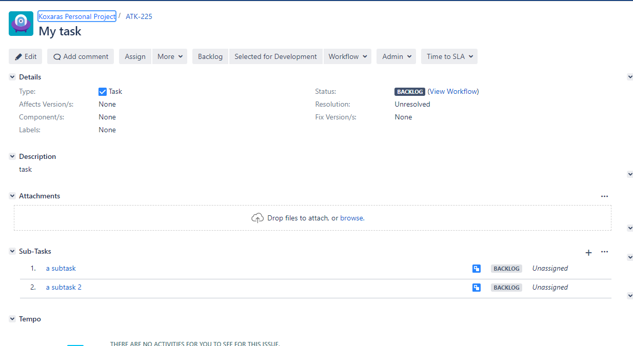 Solved: Import sub-task to existing task occur id valid se...