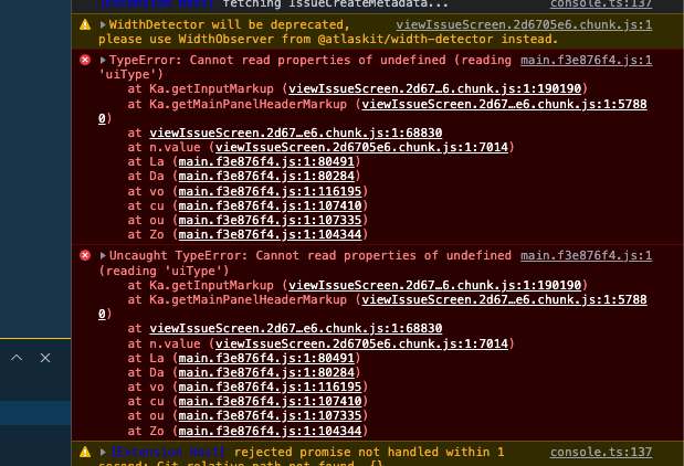 vscode extension no longer works for new PR