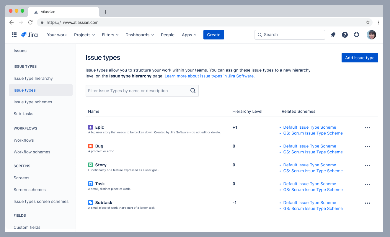 Release notice: custom issue type hierarchy levels... - Atlassian Community