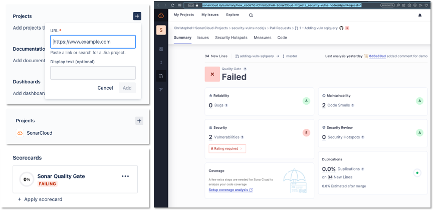 Sonar Quality Gate Scorecard available for your Co...