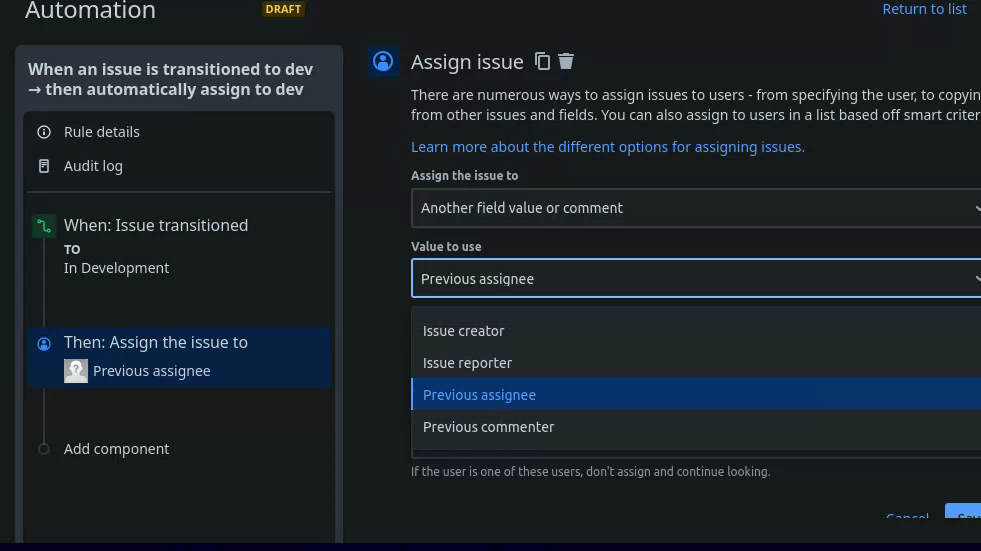 Solved Auto Assign Issue To User Selected In A Custom Fie