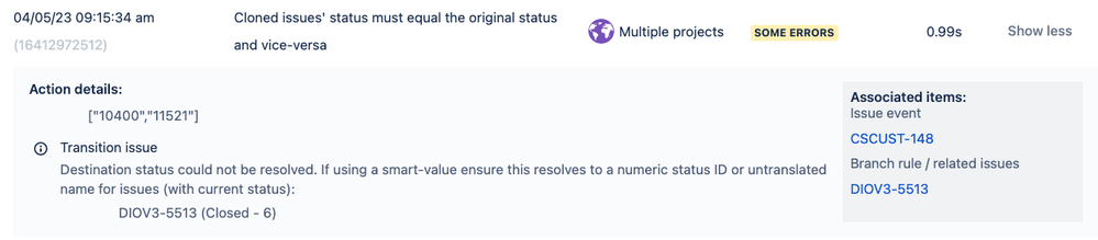 How To Match Stages Of Clonedoriginal Issues Inbe 