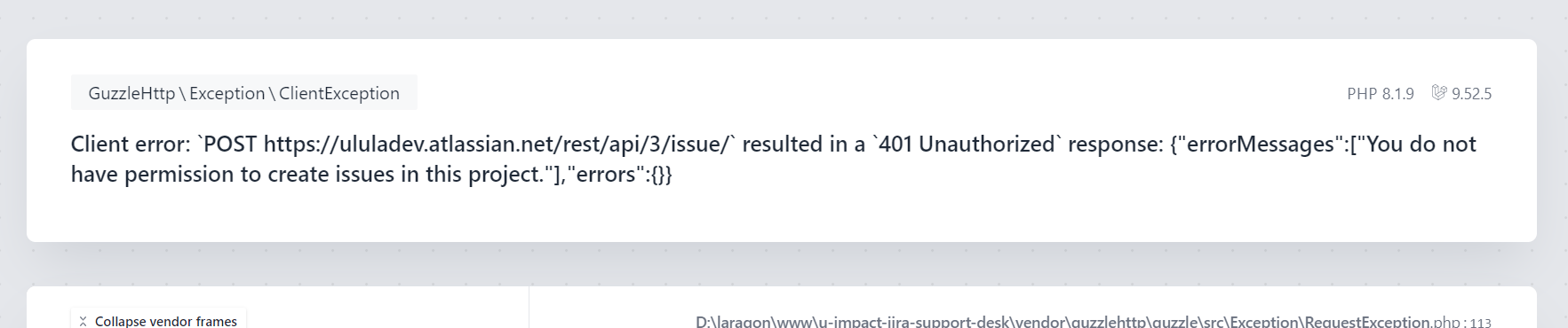 How to assign an API token the permission to creat...