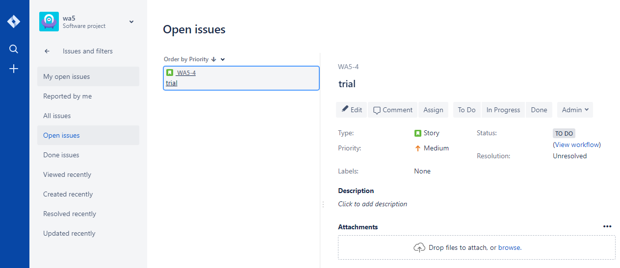 Where do I find "View Workflow" in a ticket?