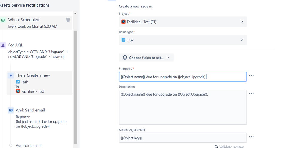 Solved Linking A Jsm Ticket To An Asset Object Automatica
