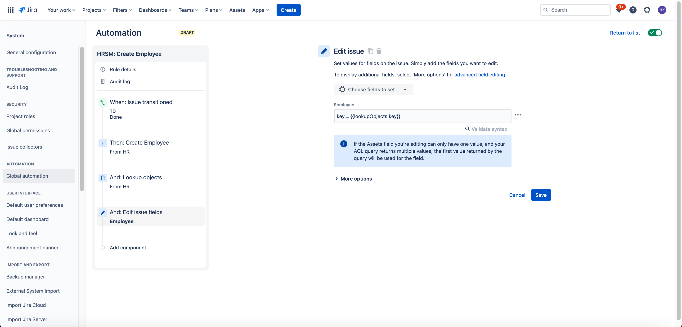 How To Obtain Newly Created Assets Object In The A Atlassian Community