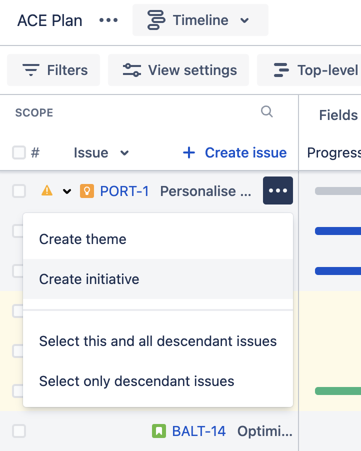 How To Create A Specific Issue Type Hierarchy