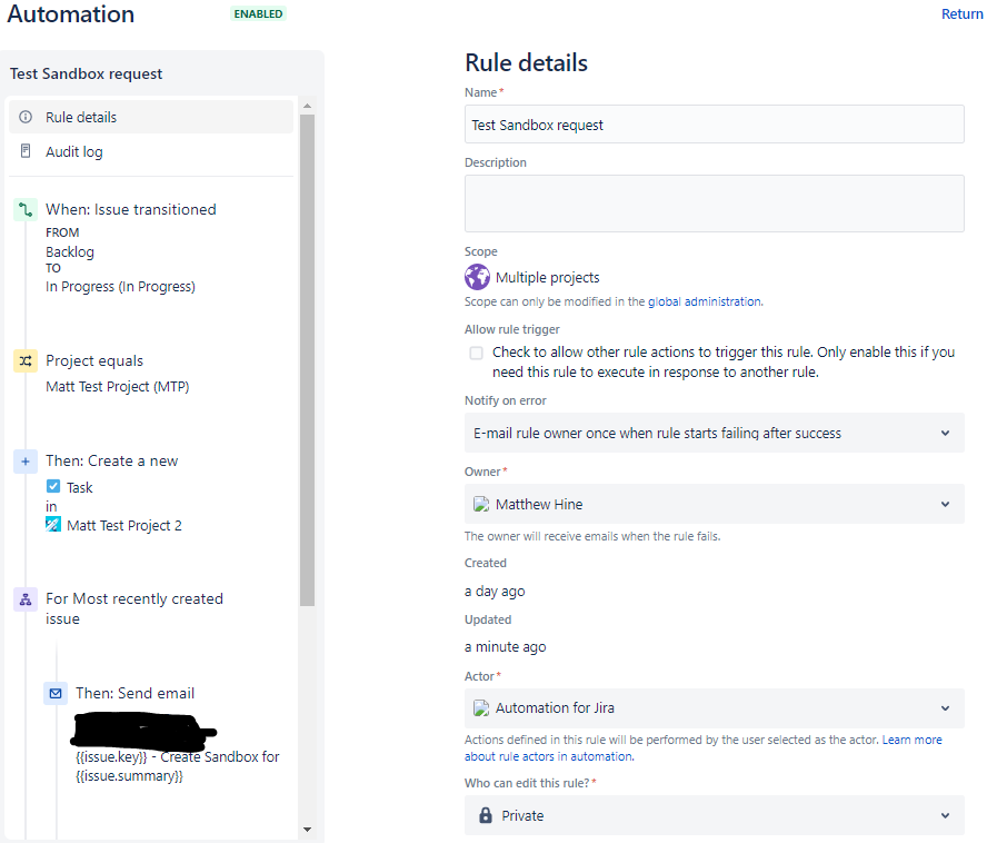Solved Automating Issue Creation