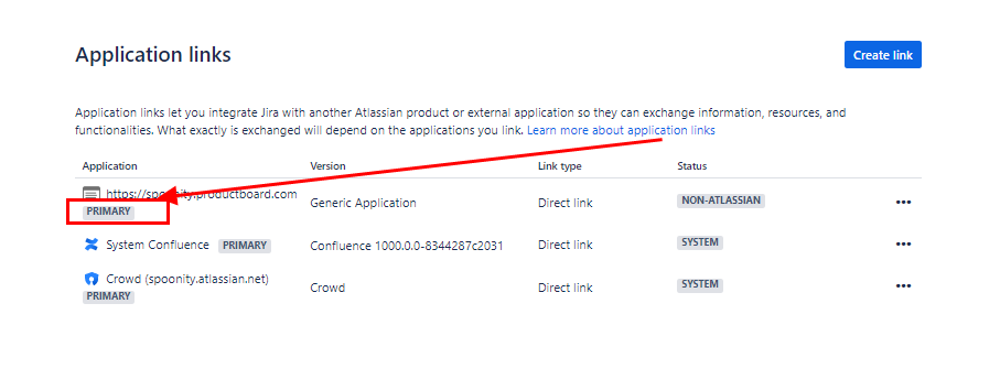 Application Links