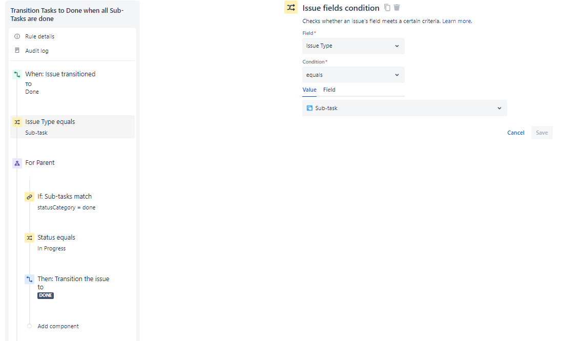 Solved Move Epic Status Triggered By A Subtask