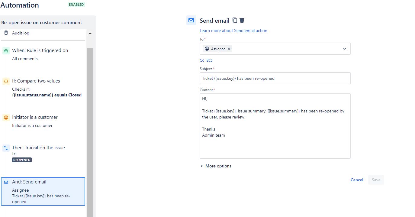 Jsm Cloud Automation Rule To Auto Reassign The Pre