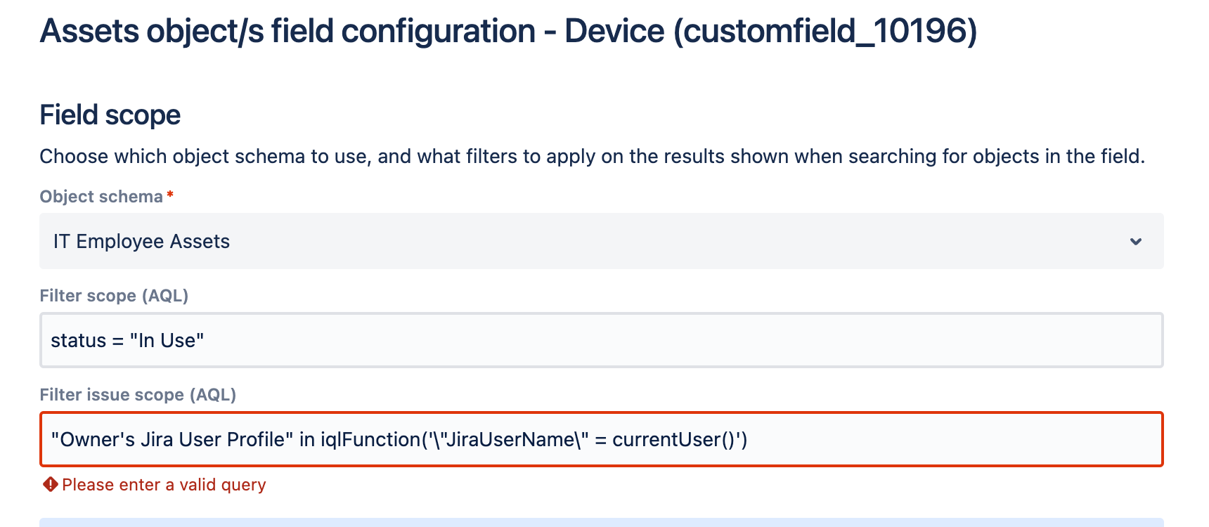 Solved Jqlaql Query Filter To Tie A Specific Attribute T