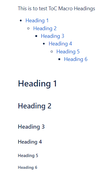 How can I exclude something from a TOC?
