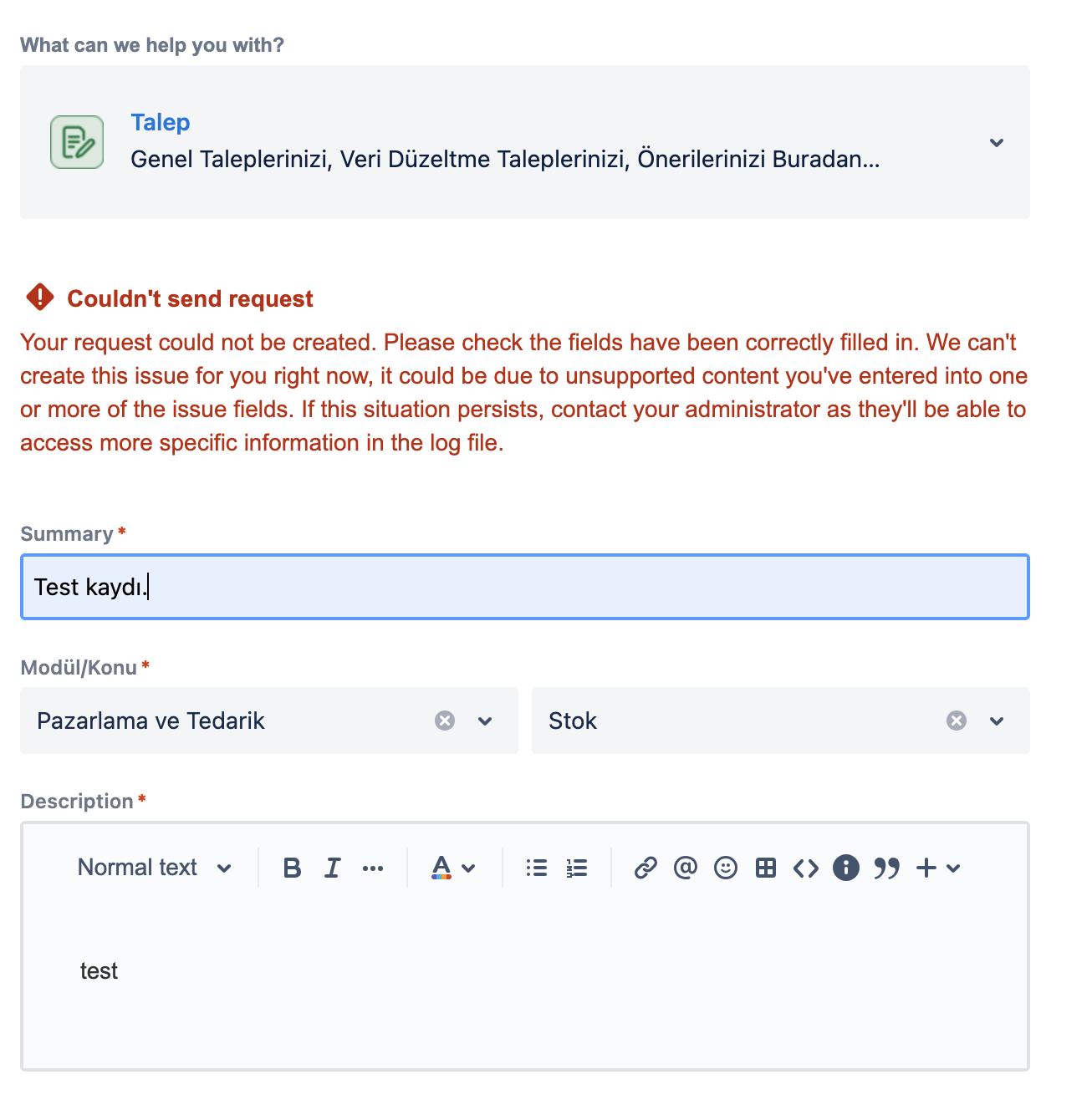 Can T Create An Issue After Migration