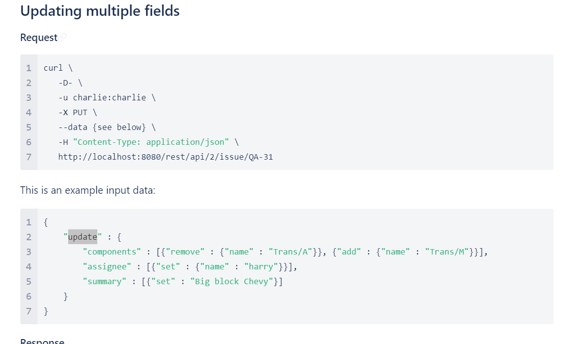 Severity Update Using Rest Api