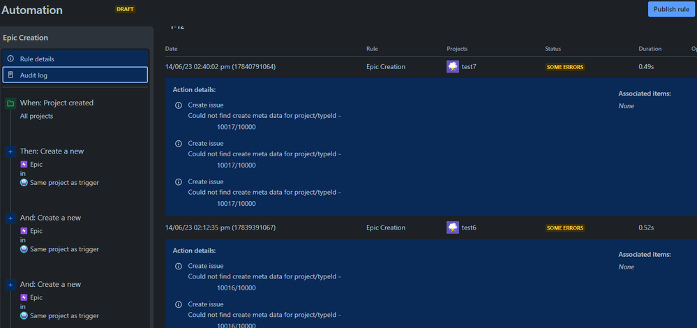 Could Not Find Create Meta Data For Project Typeid