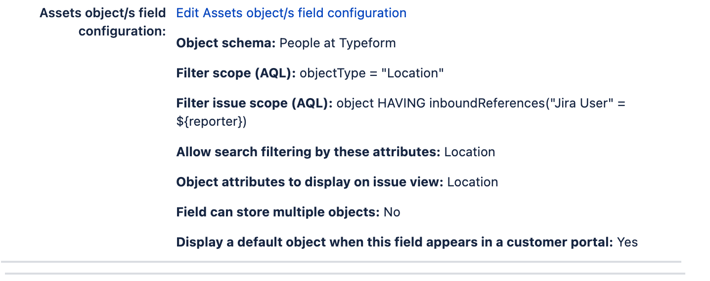 Solved Display Asset Object Attribute To Custom Field