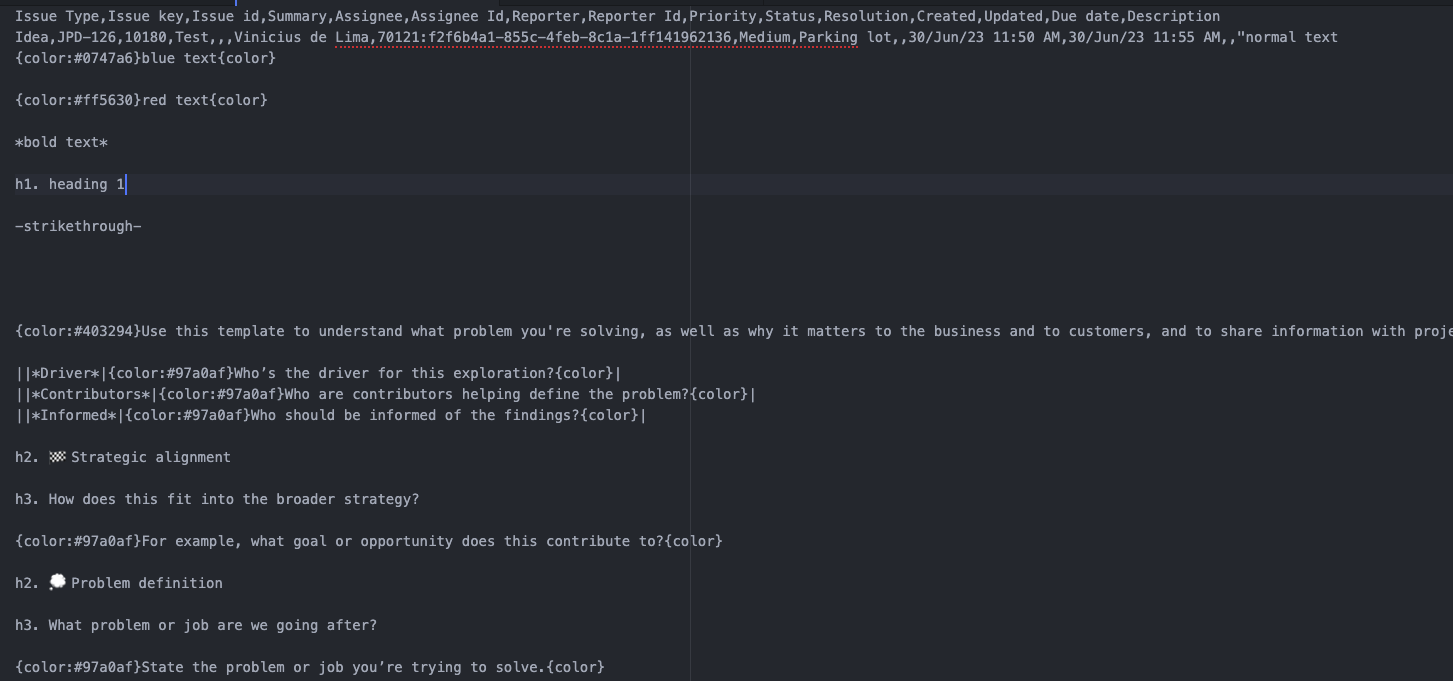 Csv To Jira Discovery Project Import Errors