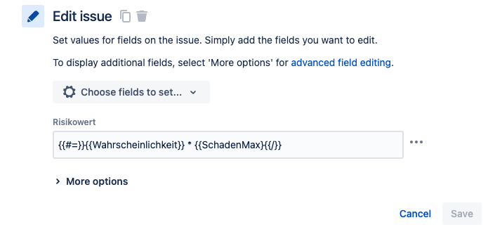 Solved: Jira Automation: Multiply two select list fields Solved: Jira Automation: Multiply two select list fields
