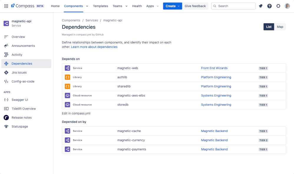Plug into Jira: Compass helps teams plan their work