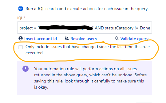 About Issue Processing Action After Jql Query