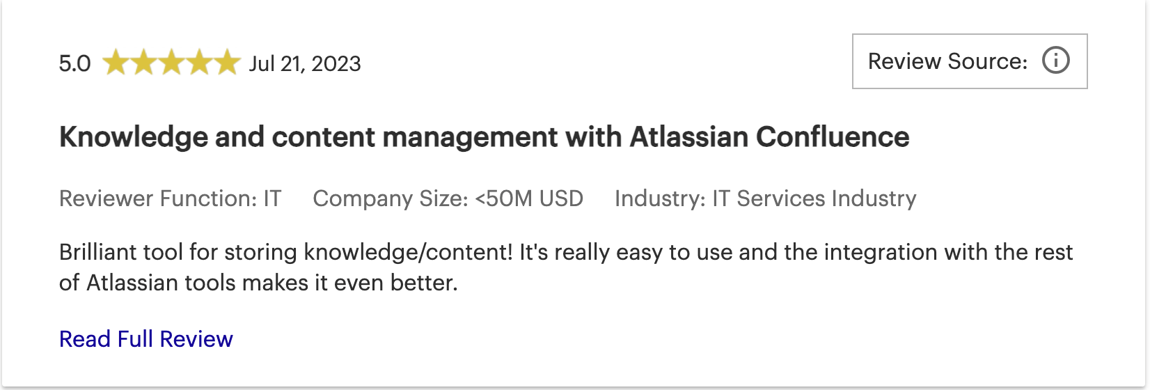 Will you review us? - Atlassian Community