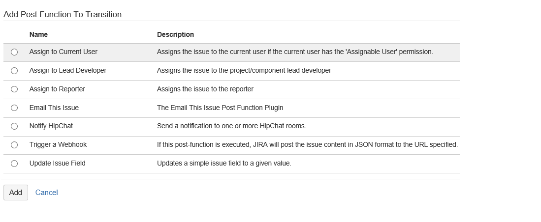 Solved How To Create Custom Post Function In Jira