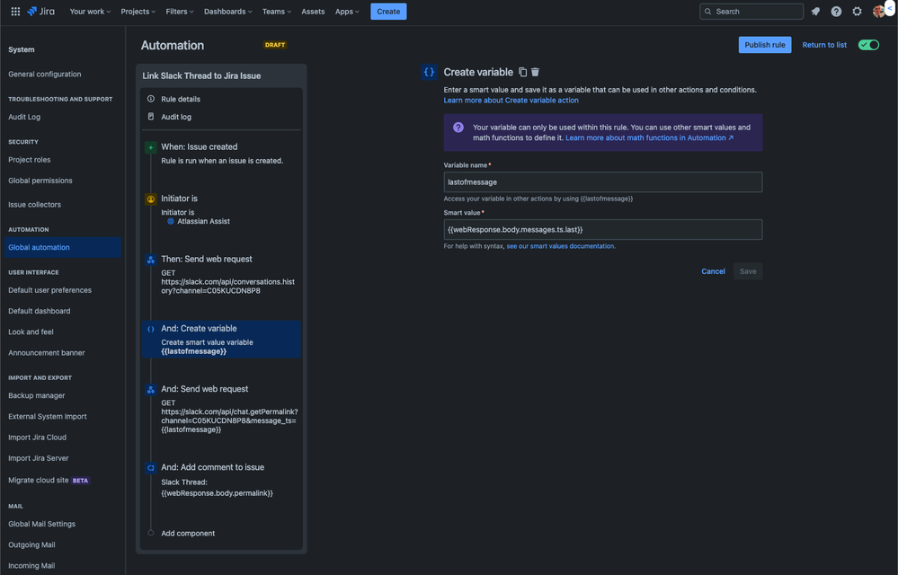 Link Slack Threads on JSM Chat Created Tickets - Atlassian Community