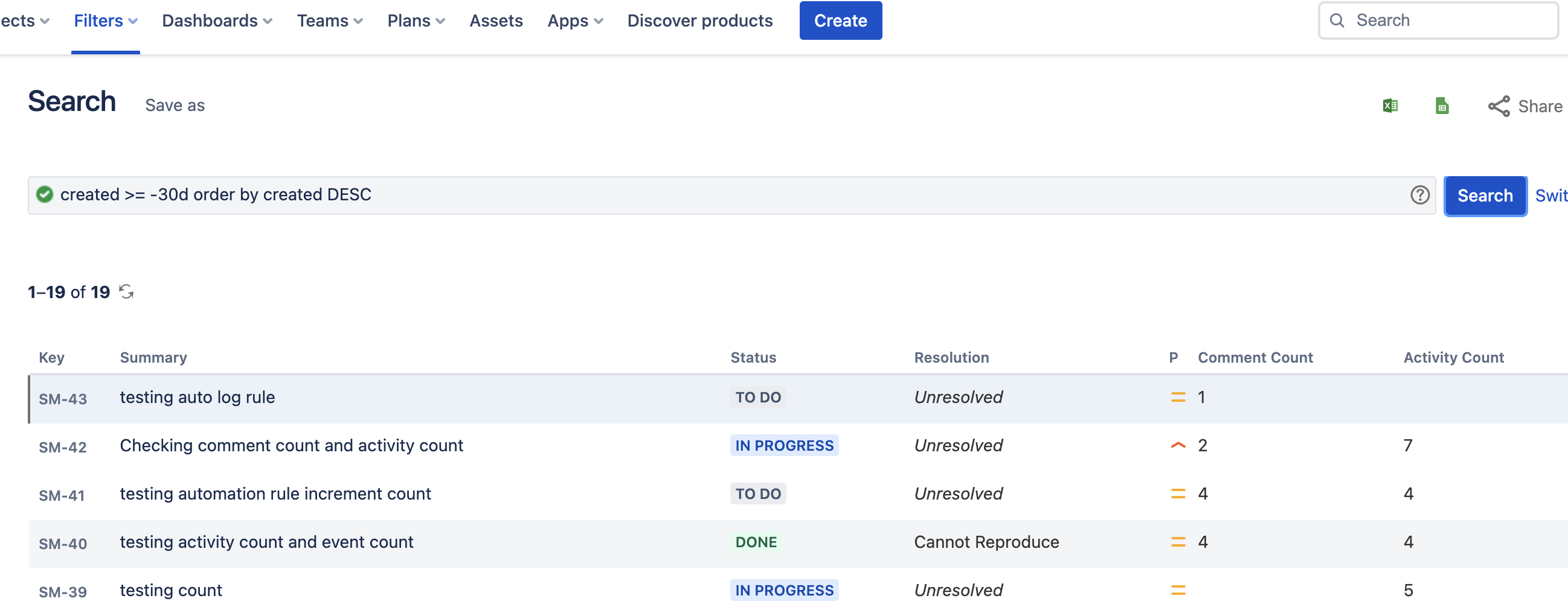 How to get a count of activity details and employe... - Atlassian Community