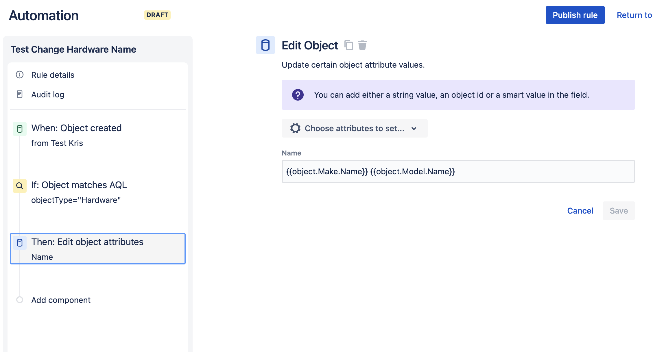 Auto Populate Attributes