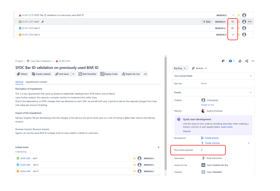 Solved Jira Automation Rule To Sum Up Story Points From L