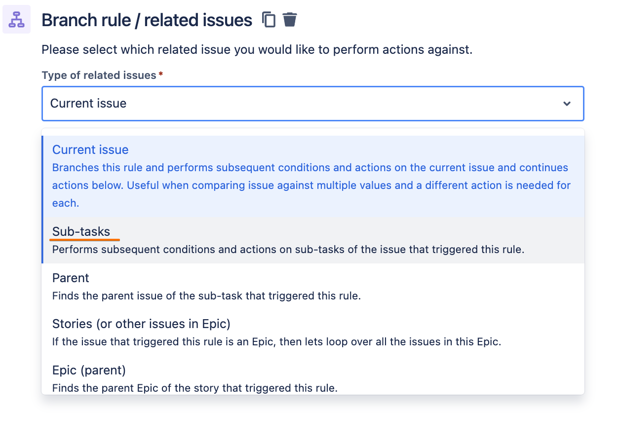 Adding A Specific Smart Checklist To Subtask Based