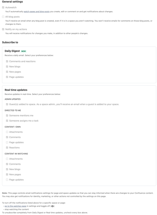 Introducing refreshed Email Notification Settings ... - Atlassian Community