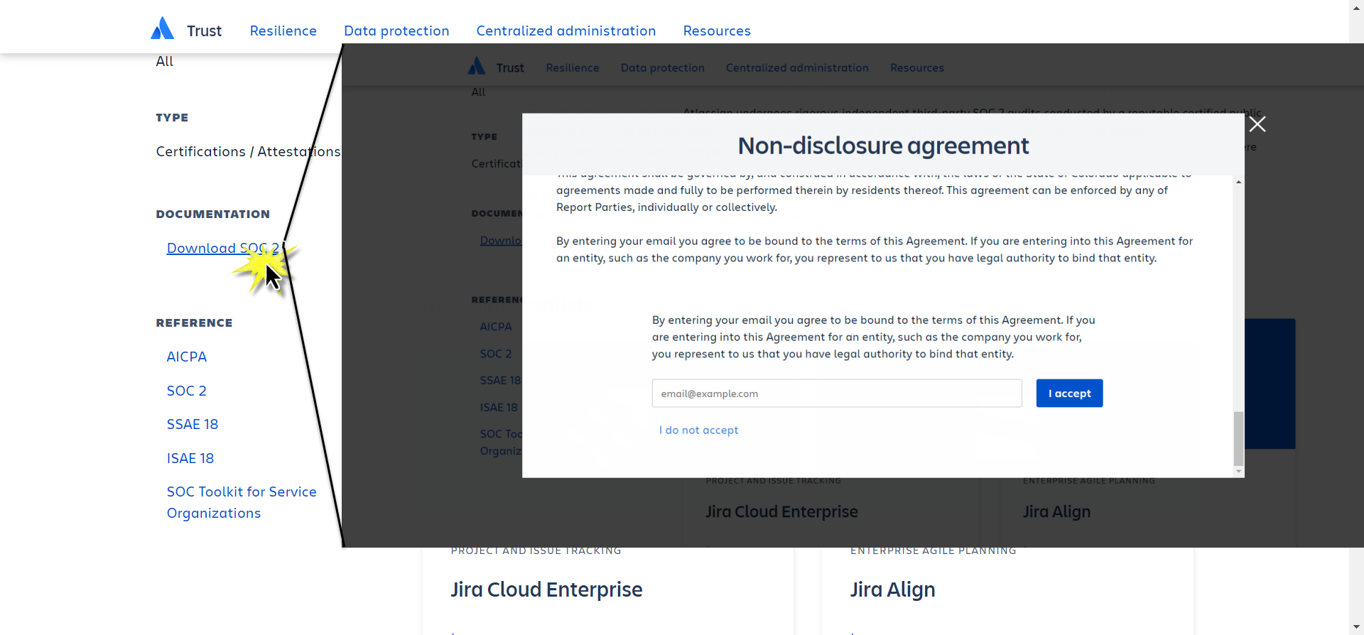 Is There A Way In Confluence To Protect Download L