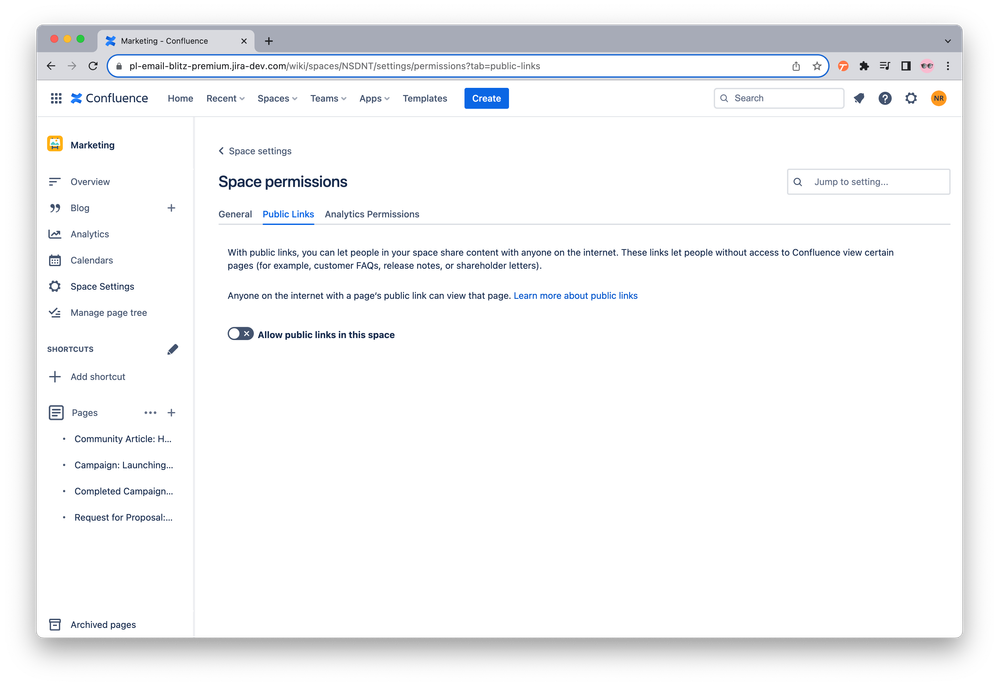 Introducing public links for Confluence - External sharing made simple and secure!