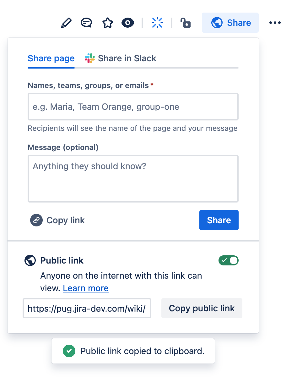 Introducing Public Links For Confluence External Sharing Made Simple