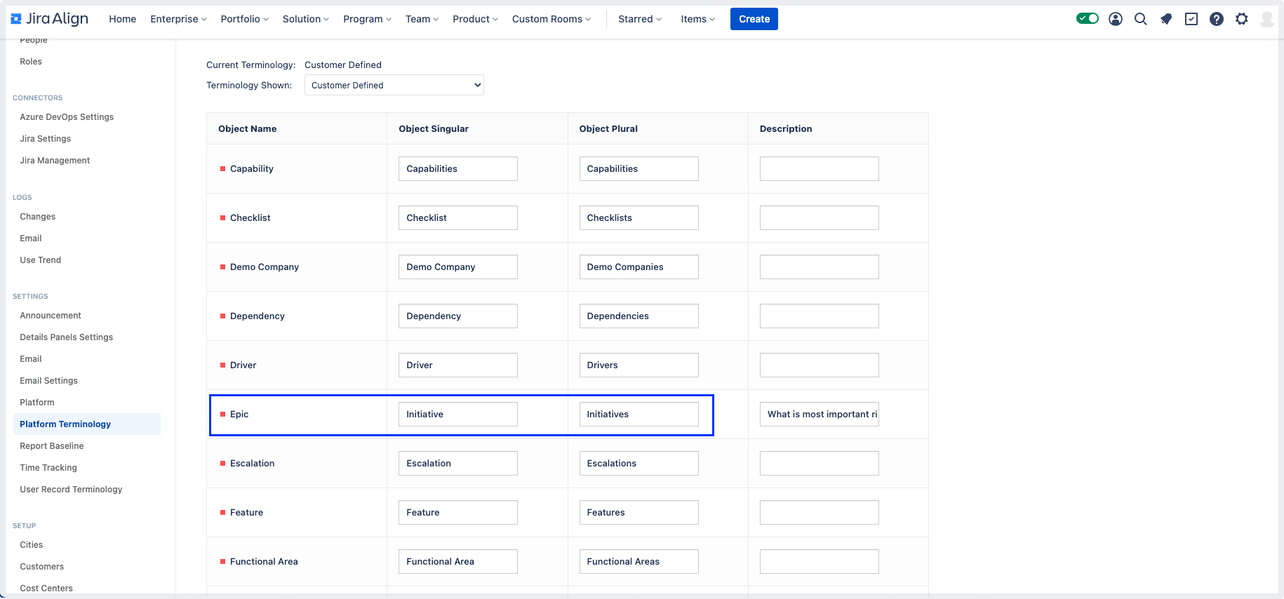 Customizing The Jira Align Enterprise Insights Data Source Schema In Atlassian Analytics