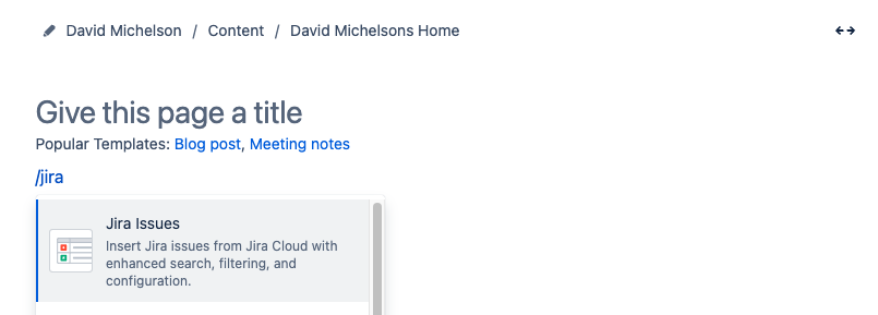 New Inserting Jira Issues Into Confluence Pages I Atlassian Community