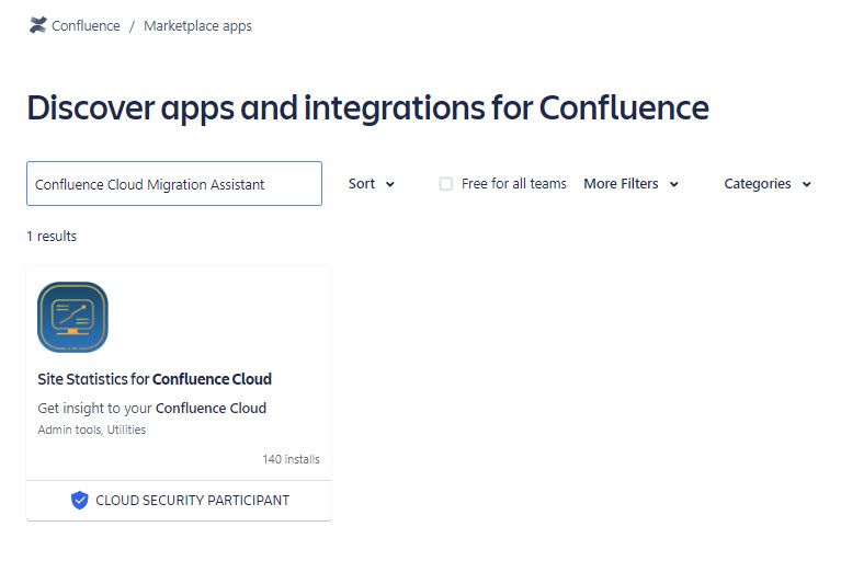 Confluence Cloud Migration Assistant