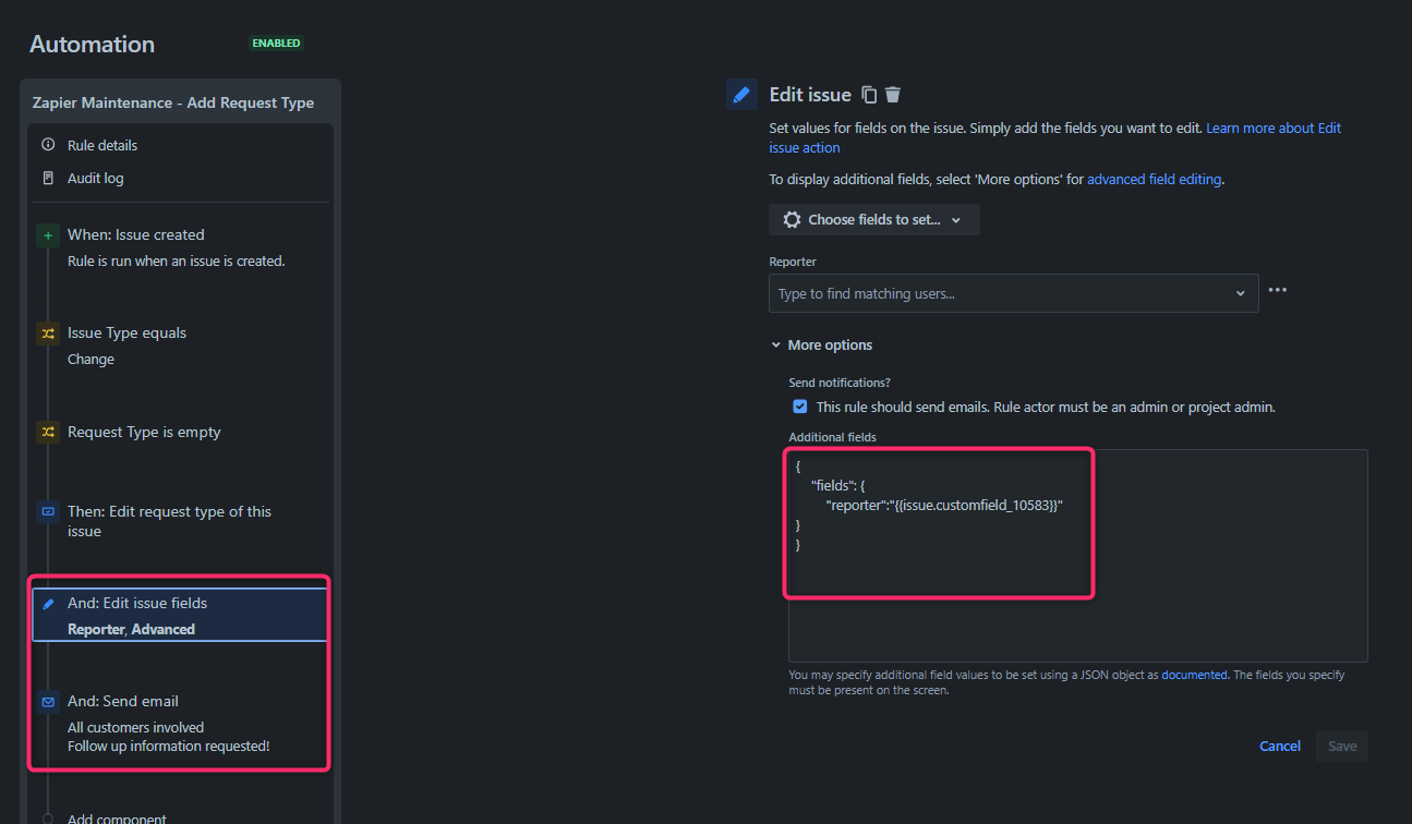 Copy Custom Field Value To Reported By Field