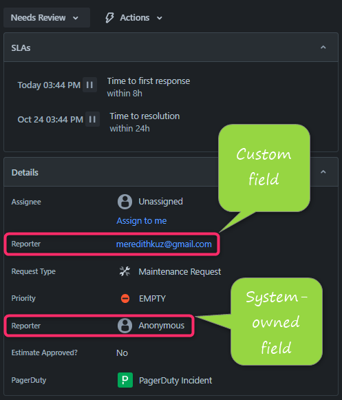 Copy Custom Field Value To Reported By Field 